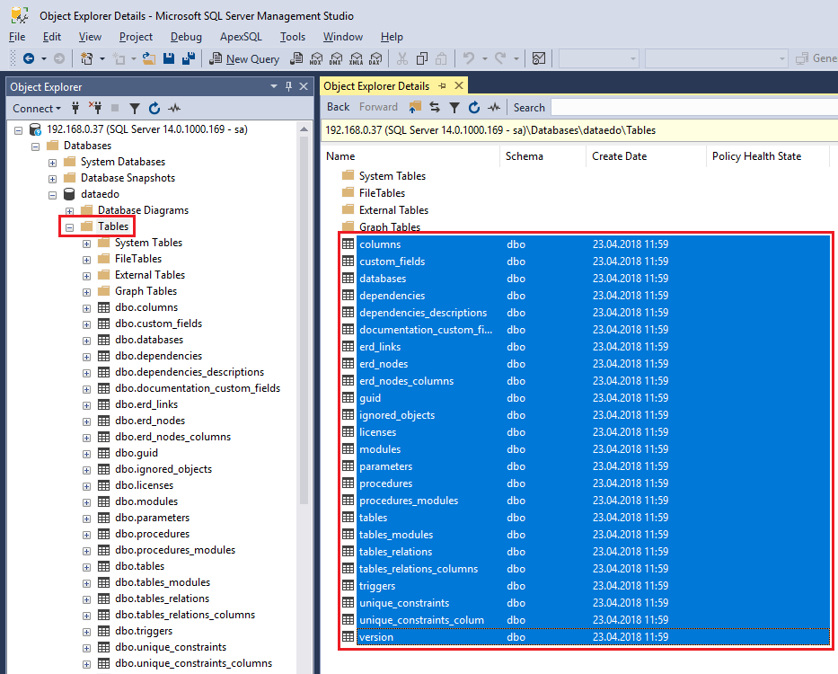 Sql Server Query To Get List Of All Tables In A Database Sql Server