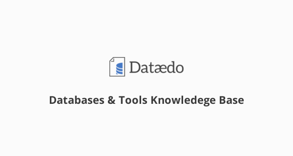 Dataedo - Data Knowledge Base