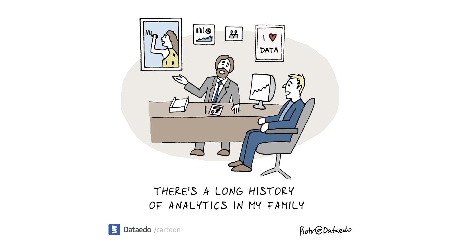 Early days of data – Dataedo Data Cartoon
