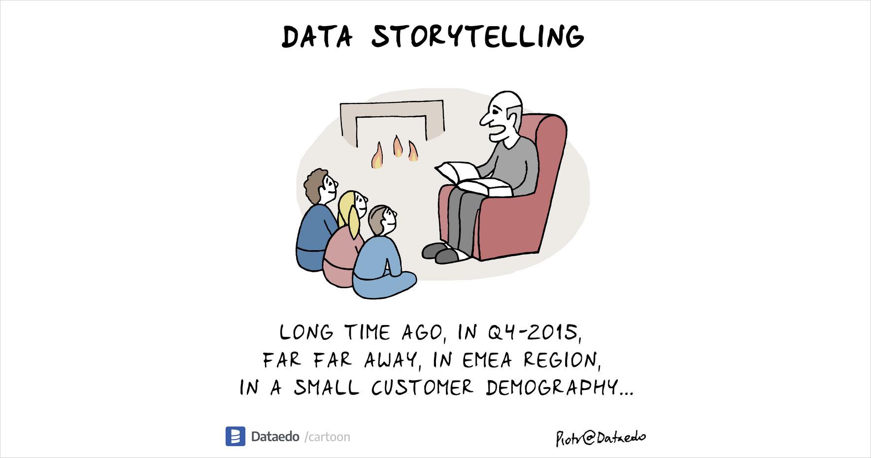 Data Storytelling – Dataedo Data Cartoon
