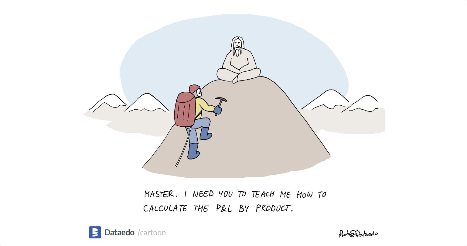 Teach me, Master – Dataedo Data Cartoon